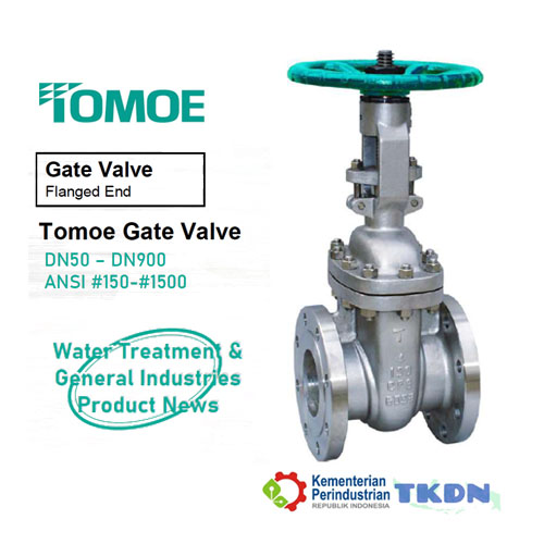 TOMOE - Gate Valve ANSI #600 4 Inch , DN100 - Fajar Benua Store