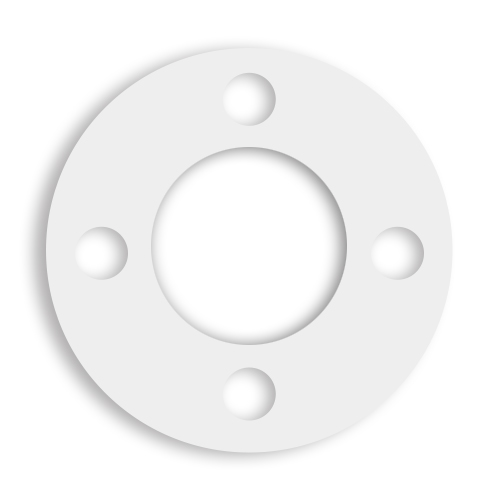 Solid Flat PTFE Gasket Ring JIC 8305, - ANSI B16.21 - Thick. 1.5 mm,1/2 ...
